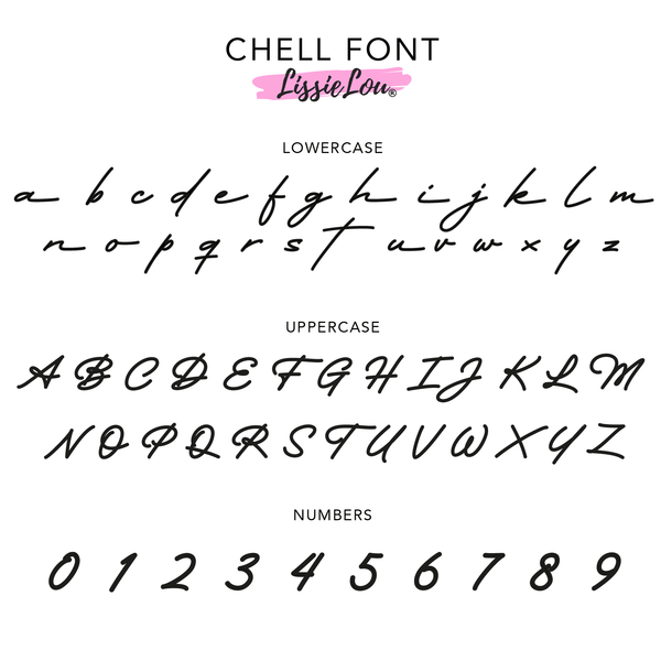 Chell Font Custom Cake Topper or Cake Motif Premium 3mm Acrylic or Bir ...