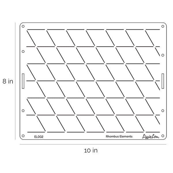 Rhombus Elements Cake Stencil - Full Size Design – LissieLou