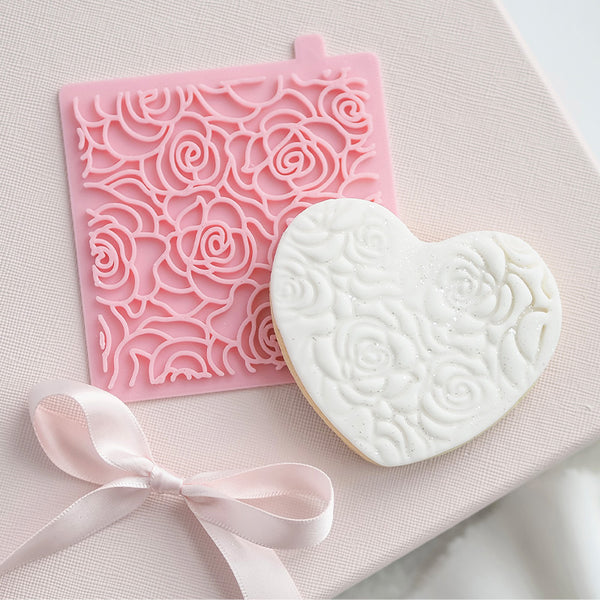Rose Pattern Wedding Cookie Stamp by Catherine Marie Cake – LissieLou