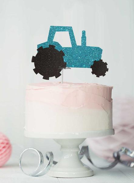 Tractor Cake Topper Glitter Card – LissieLou